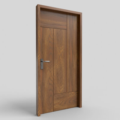 Door Design RH31B - 3D Model by Speedup