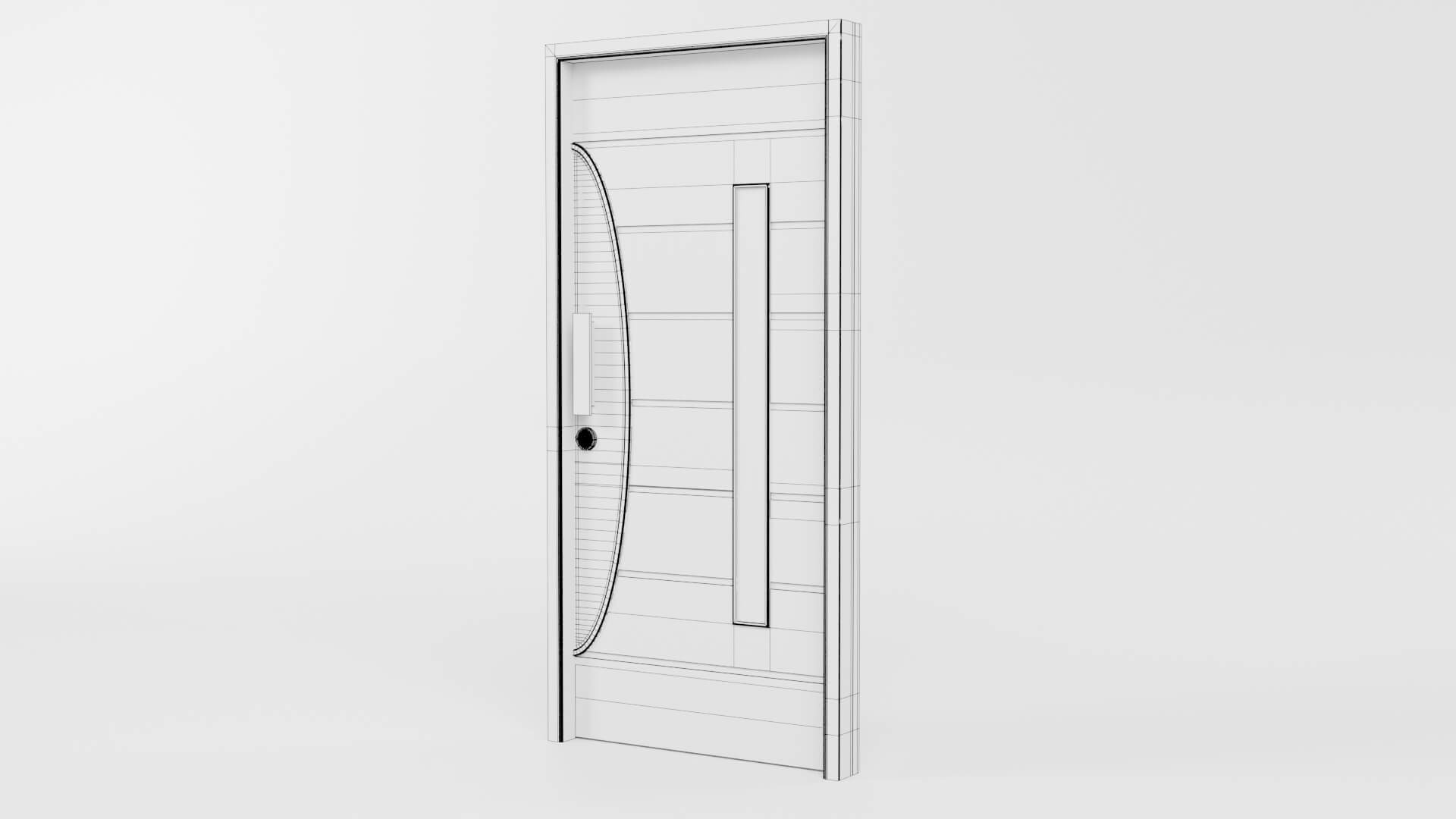 Door RH26 3D Model by Speedup