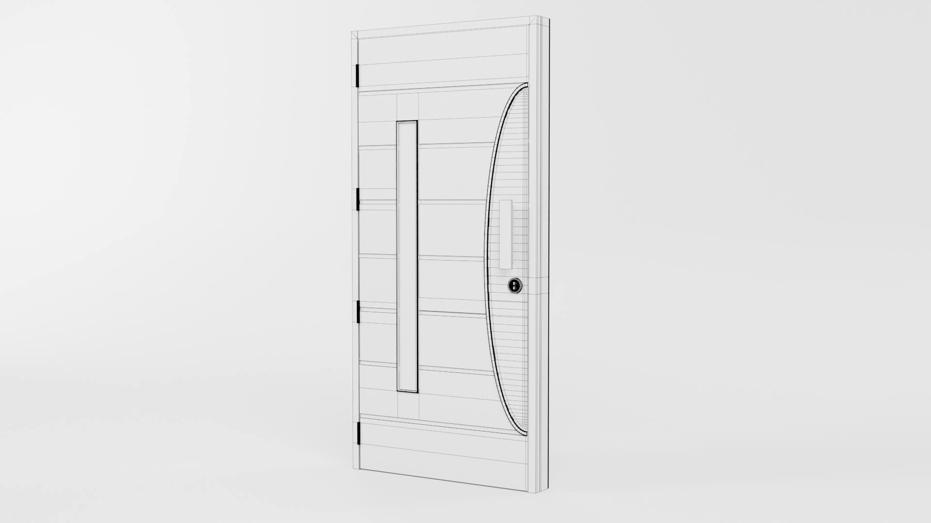 Door RH26 3D Model by Speedup