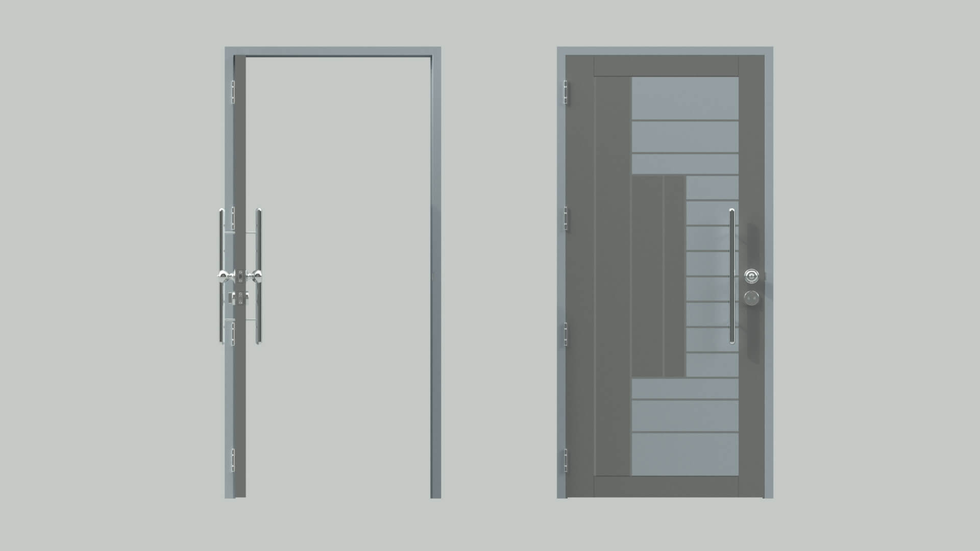 Door Sets 09 3D Model by Speedup