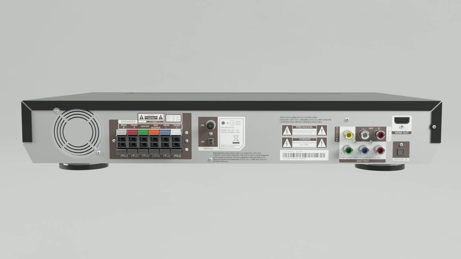 DVD Player A1 - 3D Model by Speedup