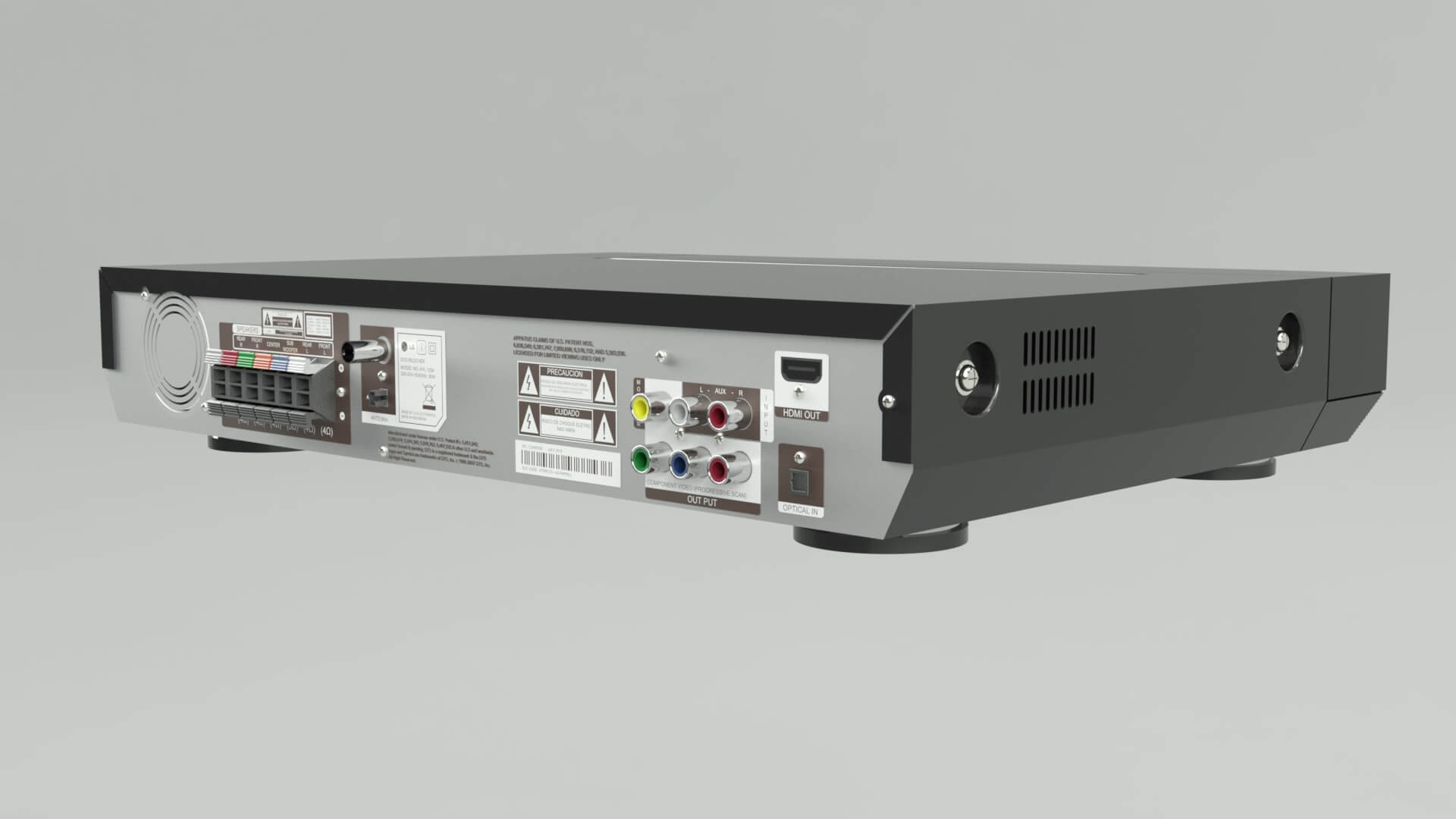 DVD Player A1 - 3D Model by Speedup