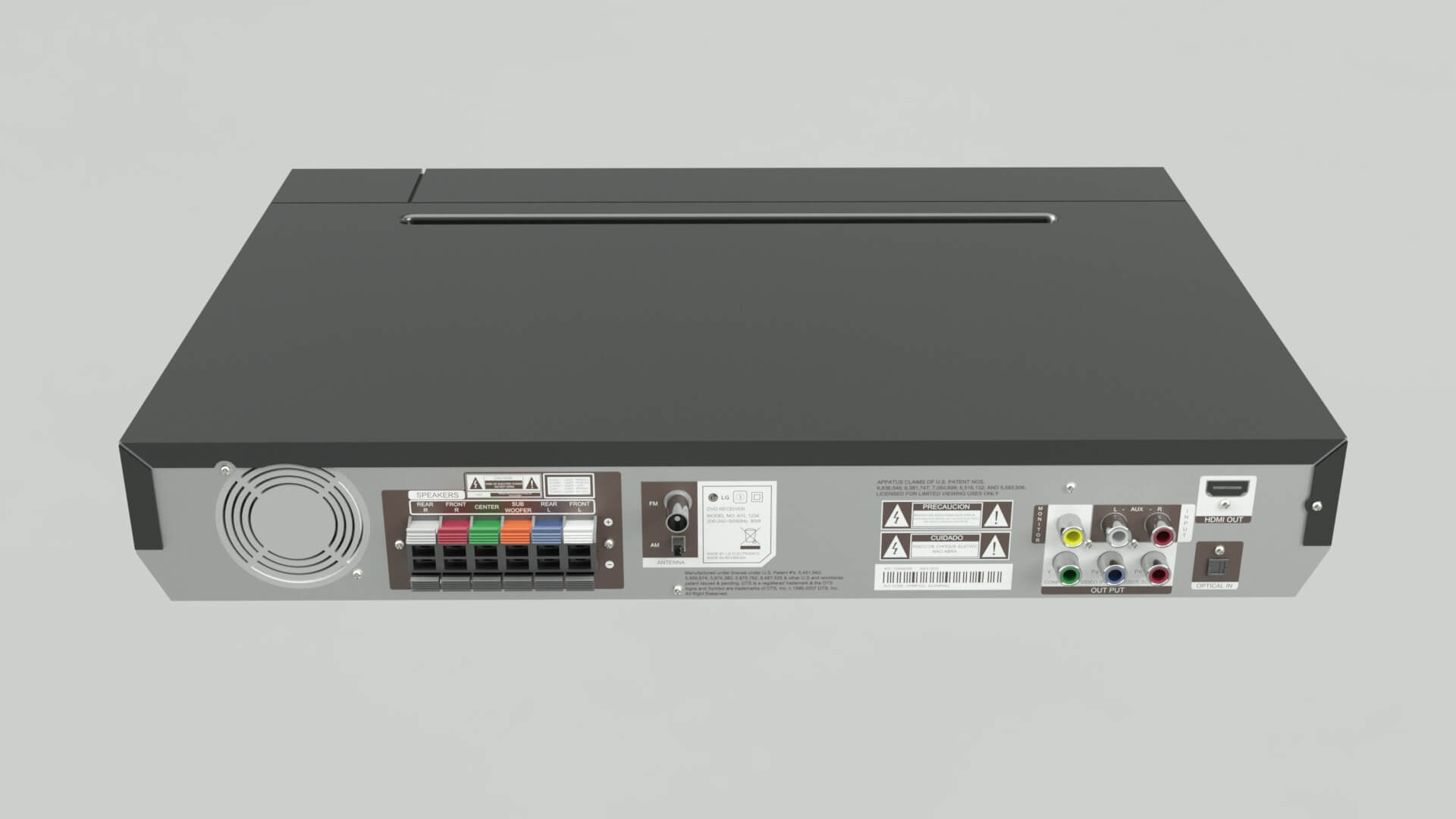 DVD Player LG 1 - 3D Model by Speedup