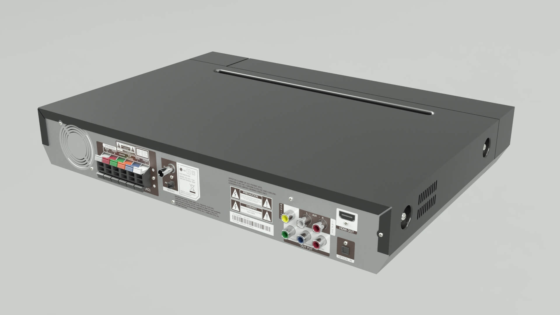 DVD Player LG 1 - 3D Model by Speedup