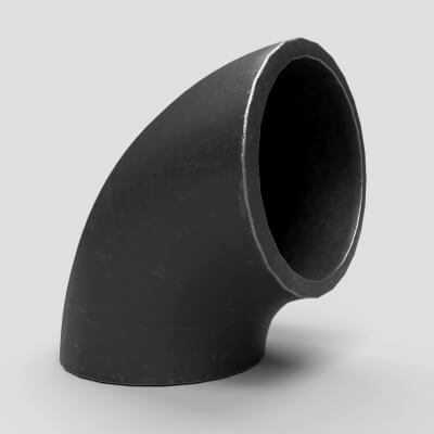 Elbow Pipe Short Radius 3 Inches - 3D Model by Speedup