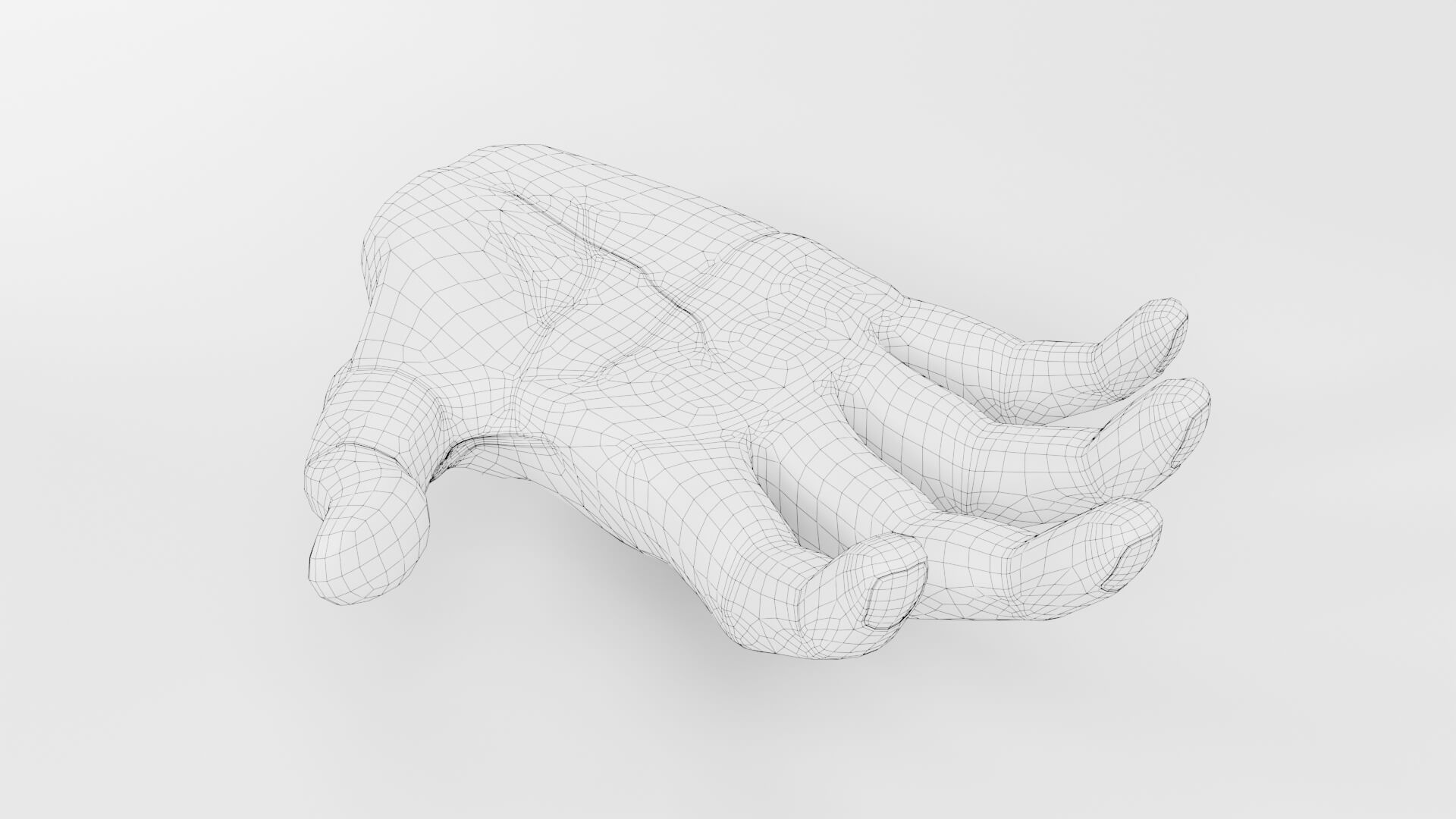 Hand RH1 3D Model by Speedup
