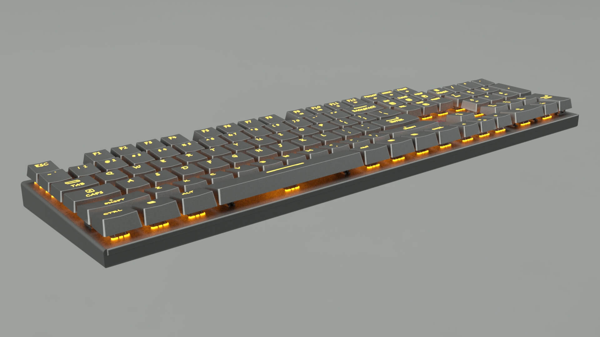 Mechanical Keyboard A1 - 3D Model by Speedup