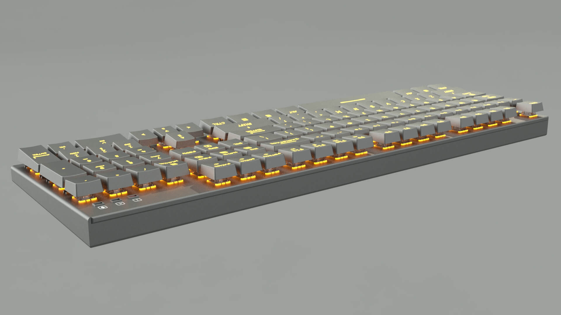 Mechanical Keyboard A1 - 3D Model by Speedup