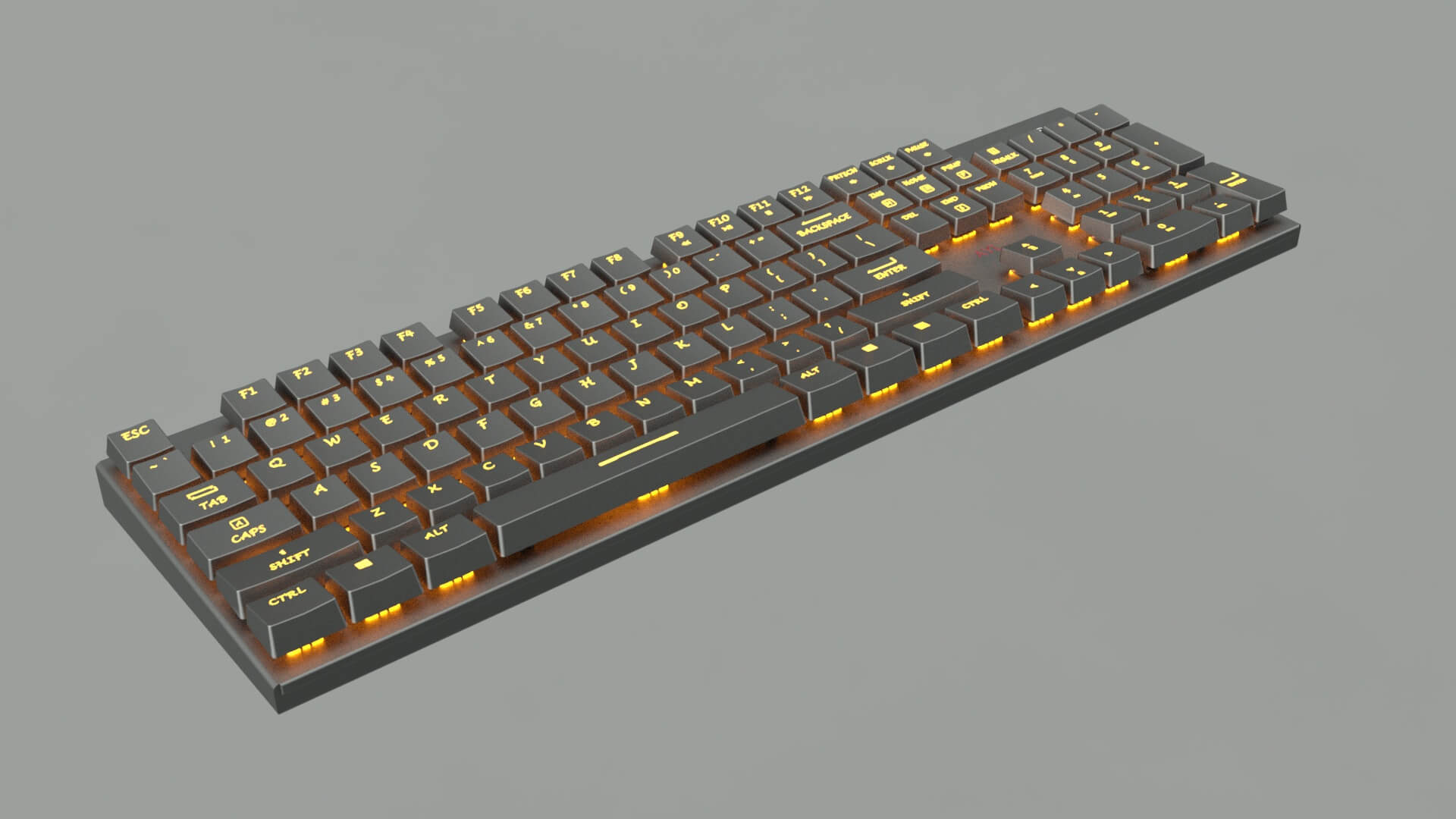 Mechanical Keyboard A1 - 3D Model by Speedup