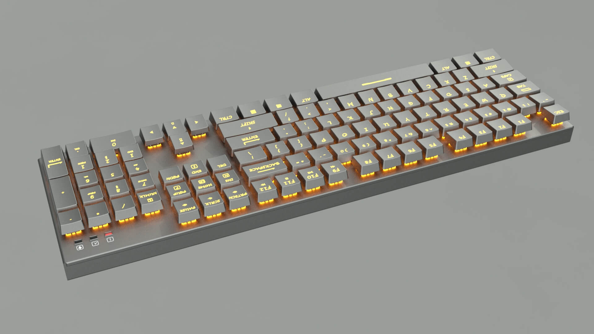 Mechanical Keyboard A1 - 3D Model by Speedup