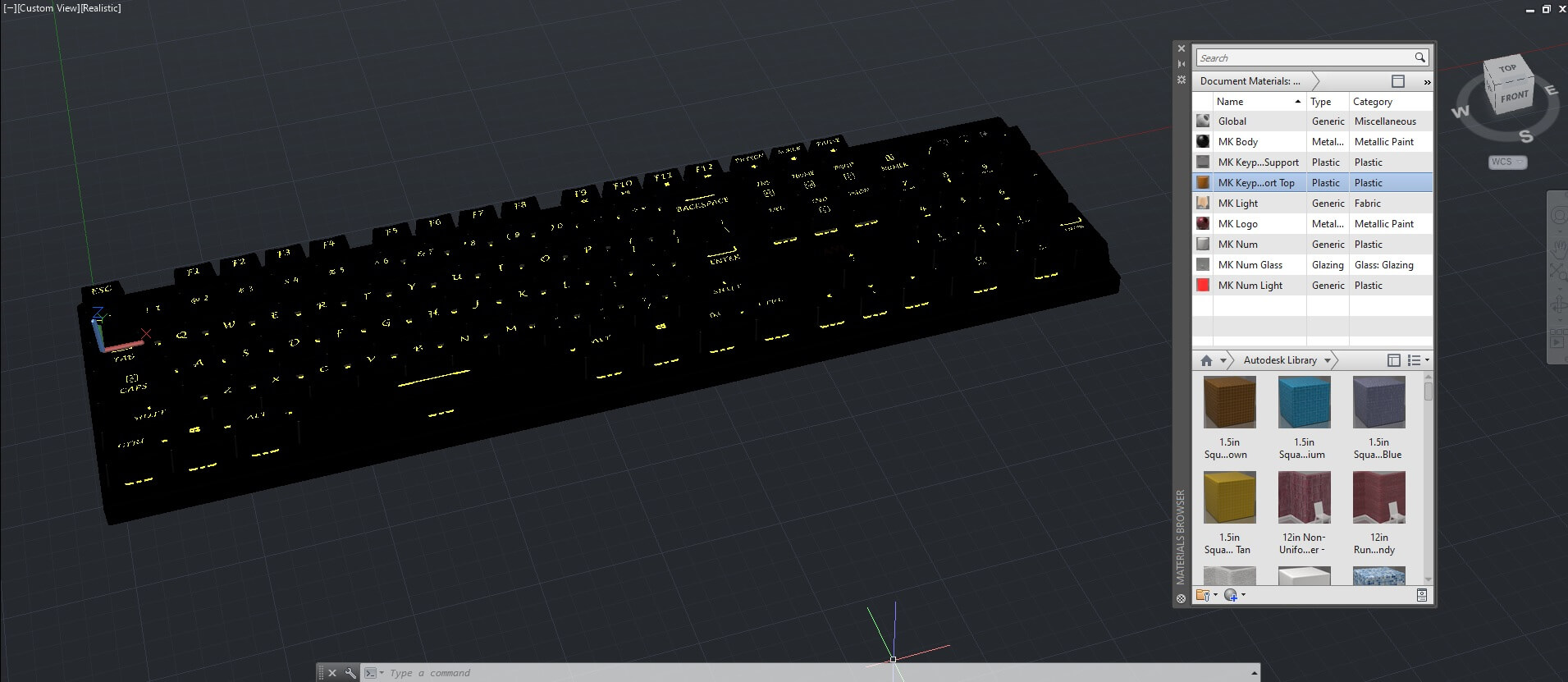 Mechanical Keyboard A1 - 3D Model by Speedup