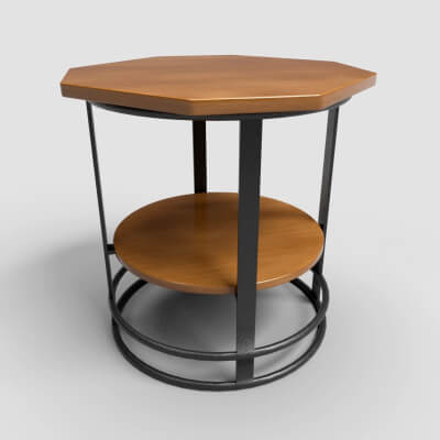 Octagon Table RH11 - 3D Model by Speedup