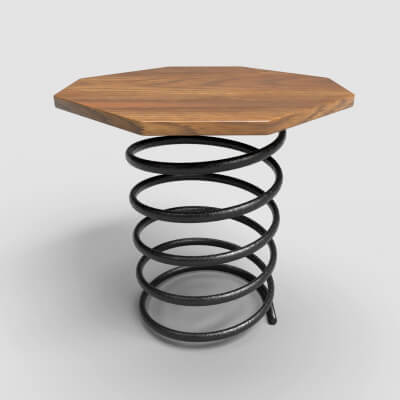 Octagon Table RH114 - 3D Model by Speedup