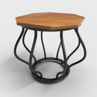 Octagon Table RH24 - 3D Model by Speedup