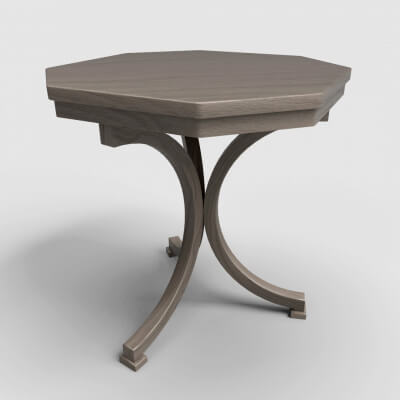 Octagon Table RH66 - 3D Model by Speedup
