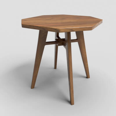 Octagon Table RH83 - 3D Model by Speedup