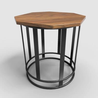 Octagon Table RH92 - 3D Model by Speedup