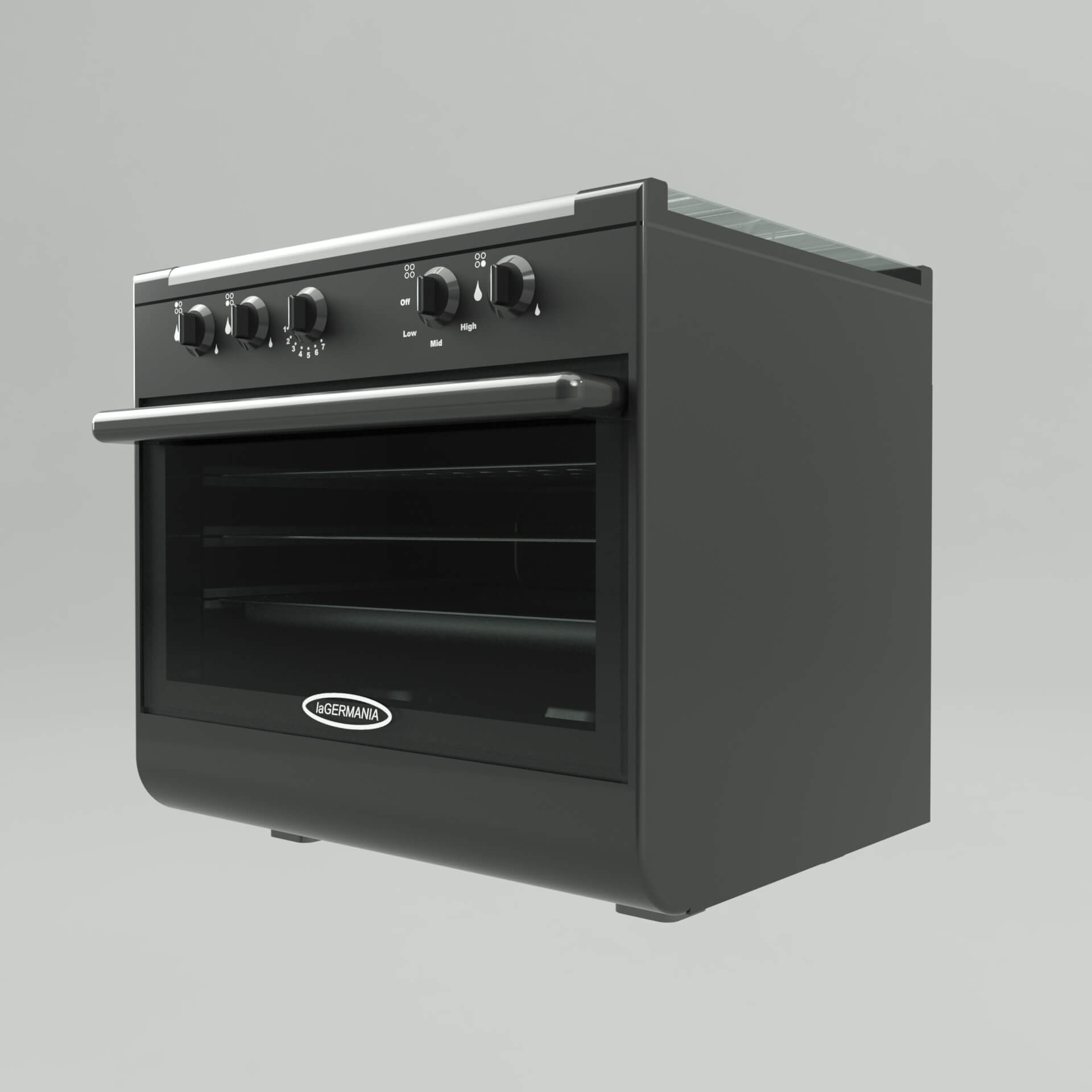 Oven Stove A1 - 3D Model by Speedup