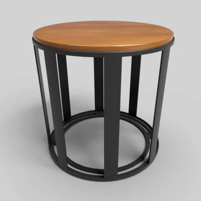 Round Table RH06 - 3D Model by Speedup
