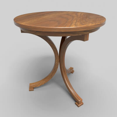 Round Table RH106 - 3D Model by Speedup