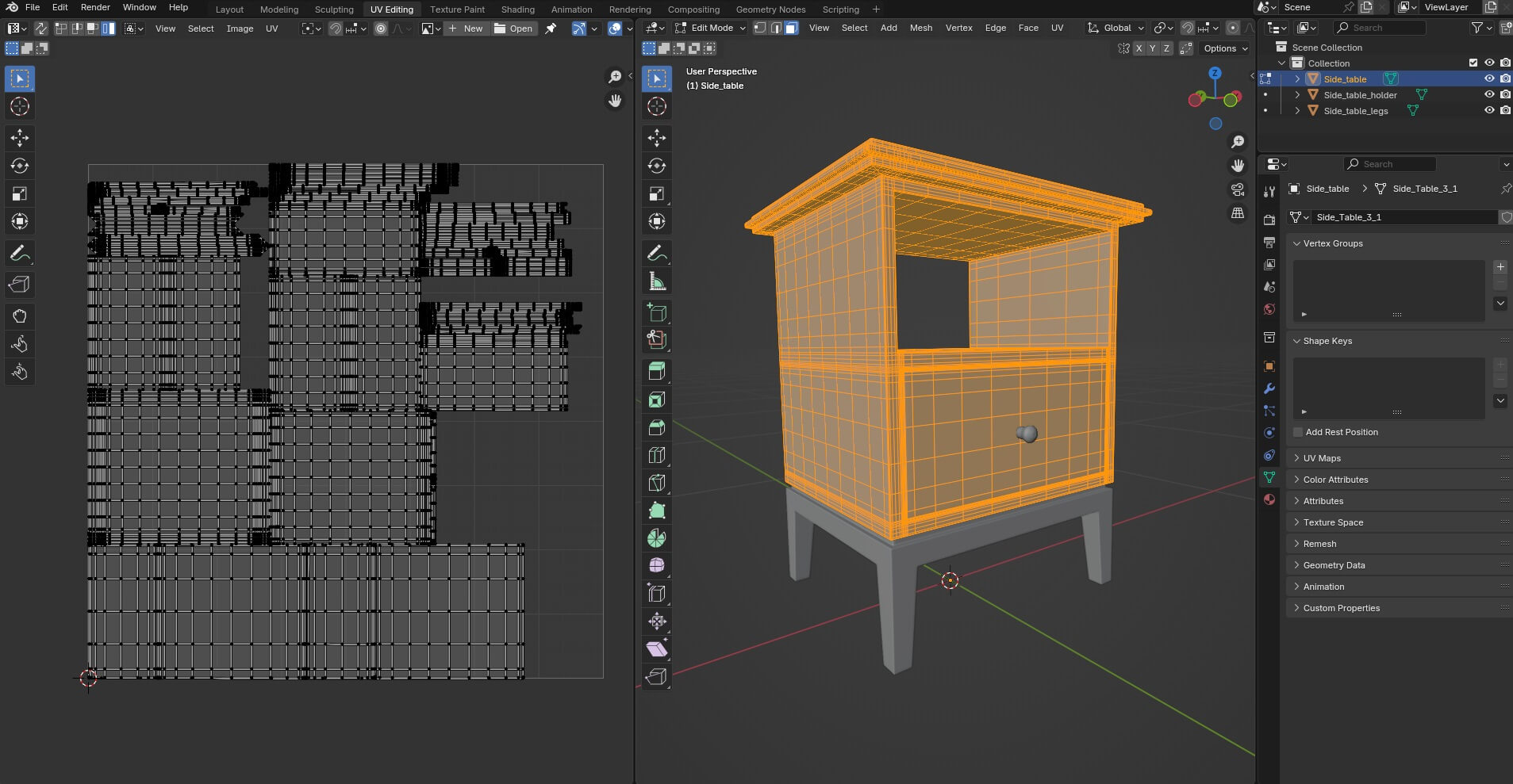 Side Table RH3 - 3D Model by Speedup