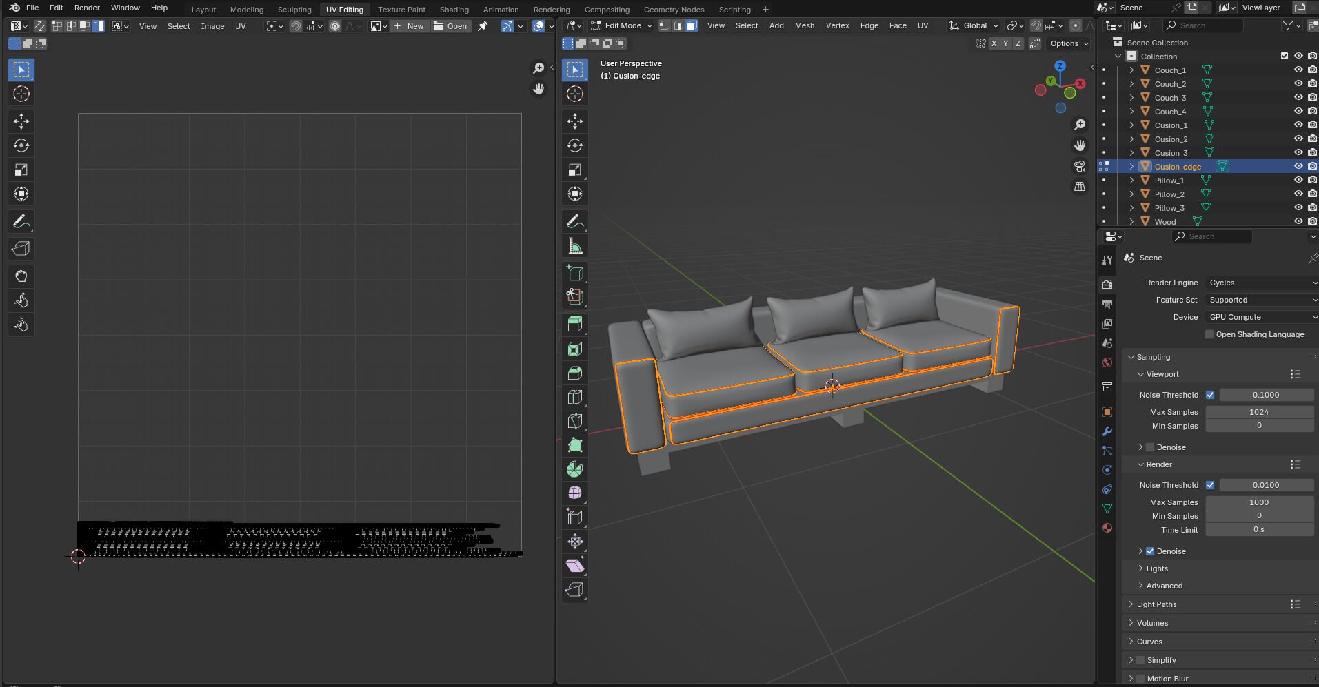 Sofa Design 3 - 3D Model by Speedup