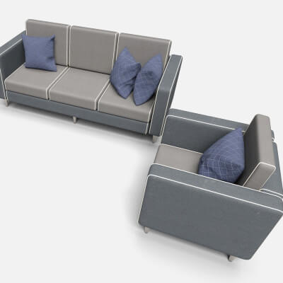 Sofa Design RH4 - 3D Model by Speedup