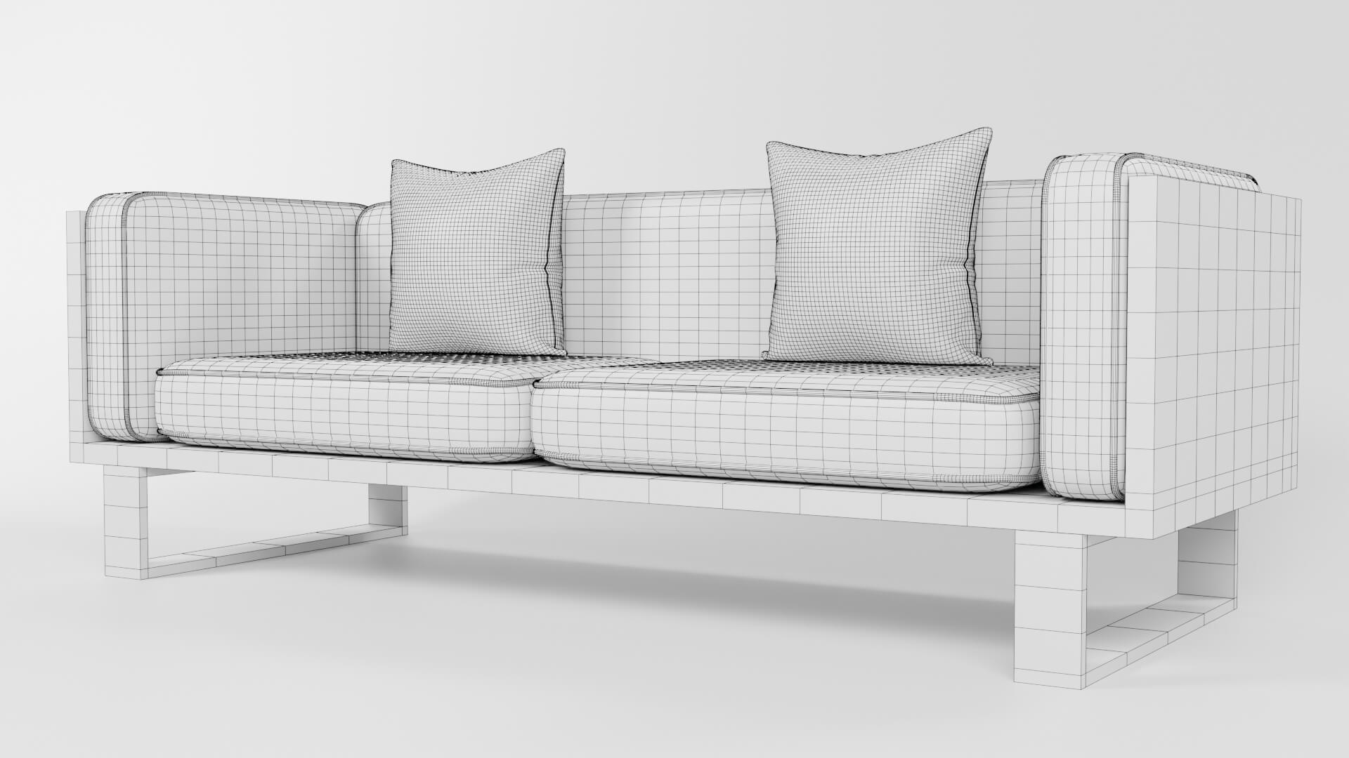 Sofa Design RH6 - 3D Model by Speedup