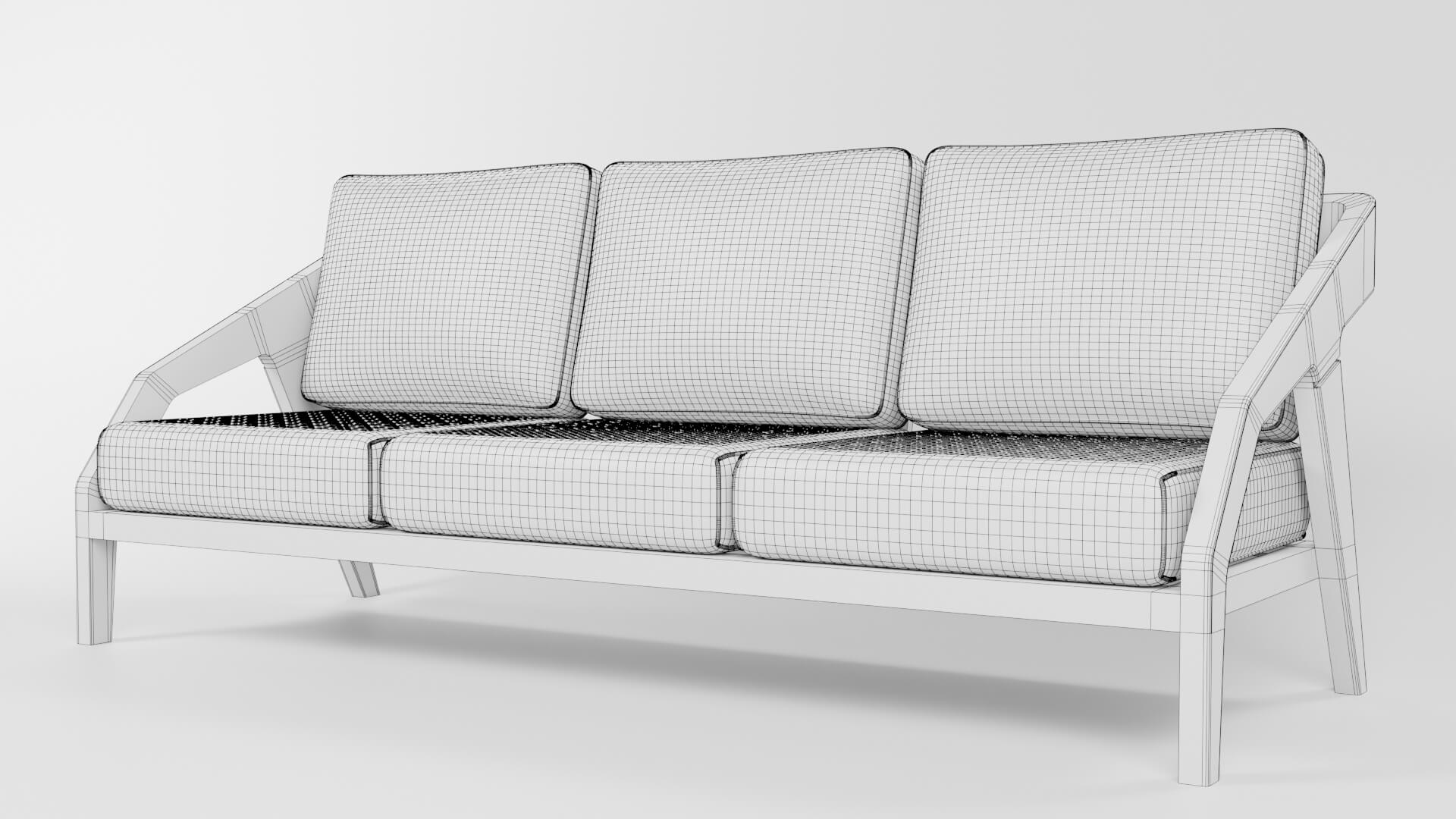 Sofa Design 9 - 3D Model by Speedup