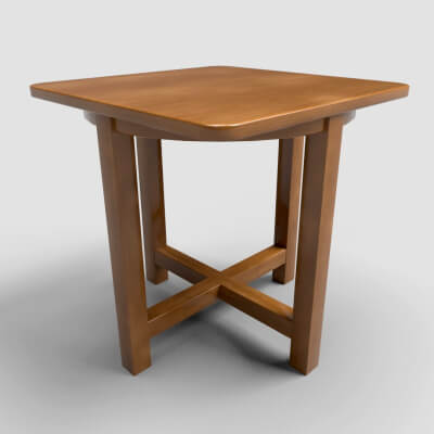 Square Table RH100 - 3D Model by Speedup