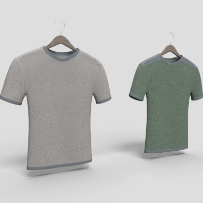 T-Shirt RH1 3D Model by Speedup