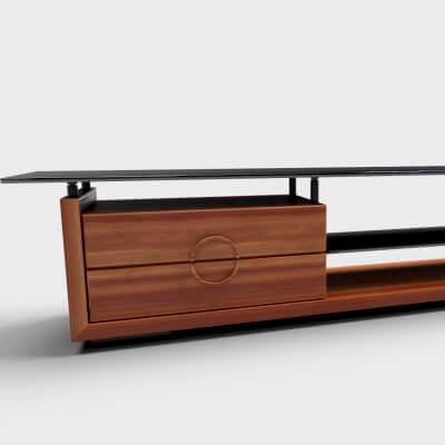 TV Rack RH46 - 3D Model by Speedup