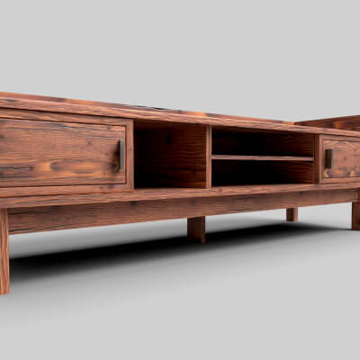TV Rack RH68 - 3D Model by Speedup