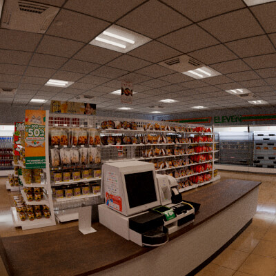 Convenience Store Model by Speeedblender