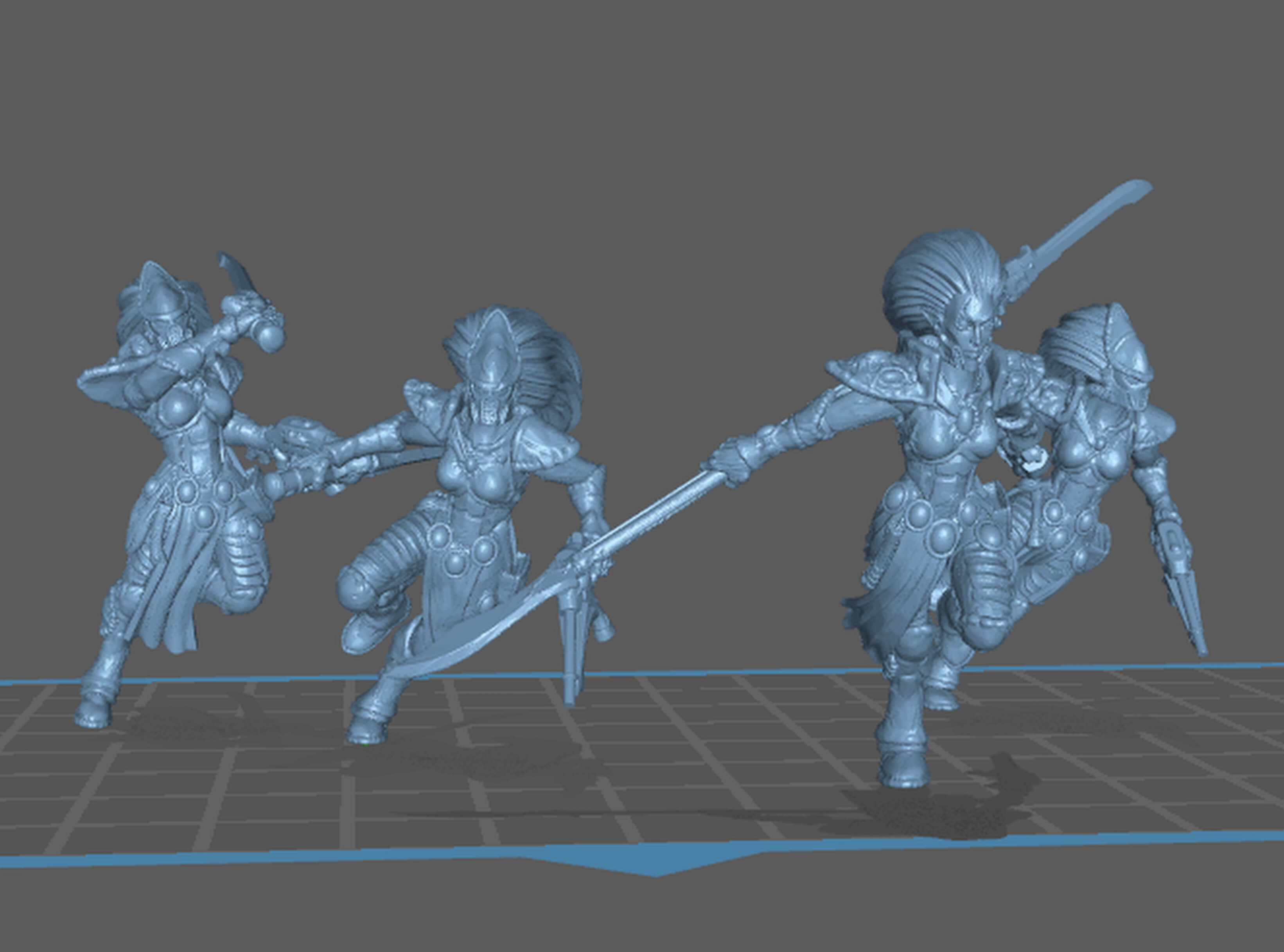 Space Elves - Full Collection 3D Model by SpiceFoxMinis
