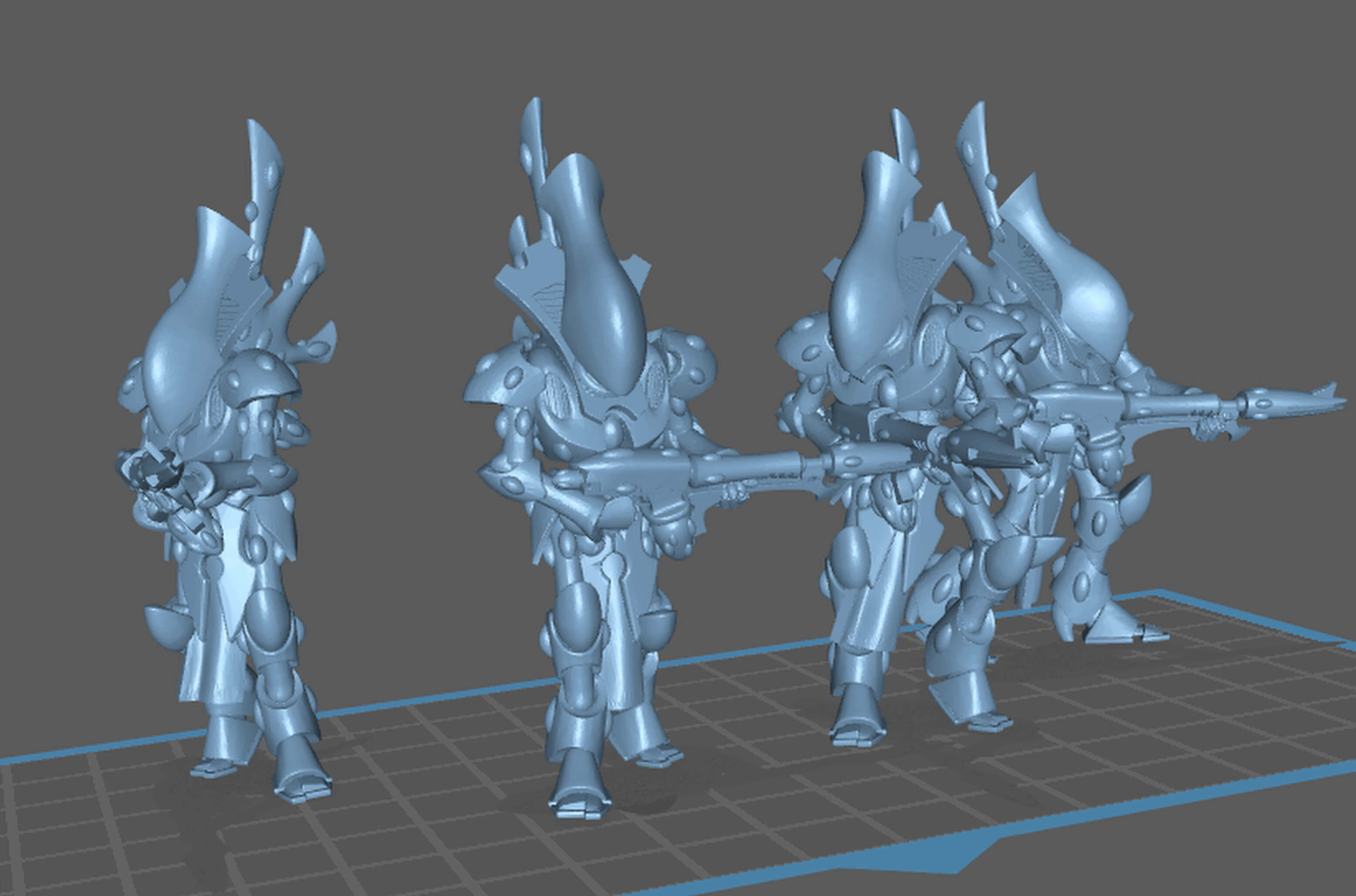 Space Elves - Full Collection 3D Model by SpiceFoxMinis