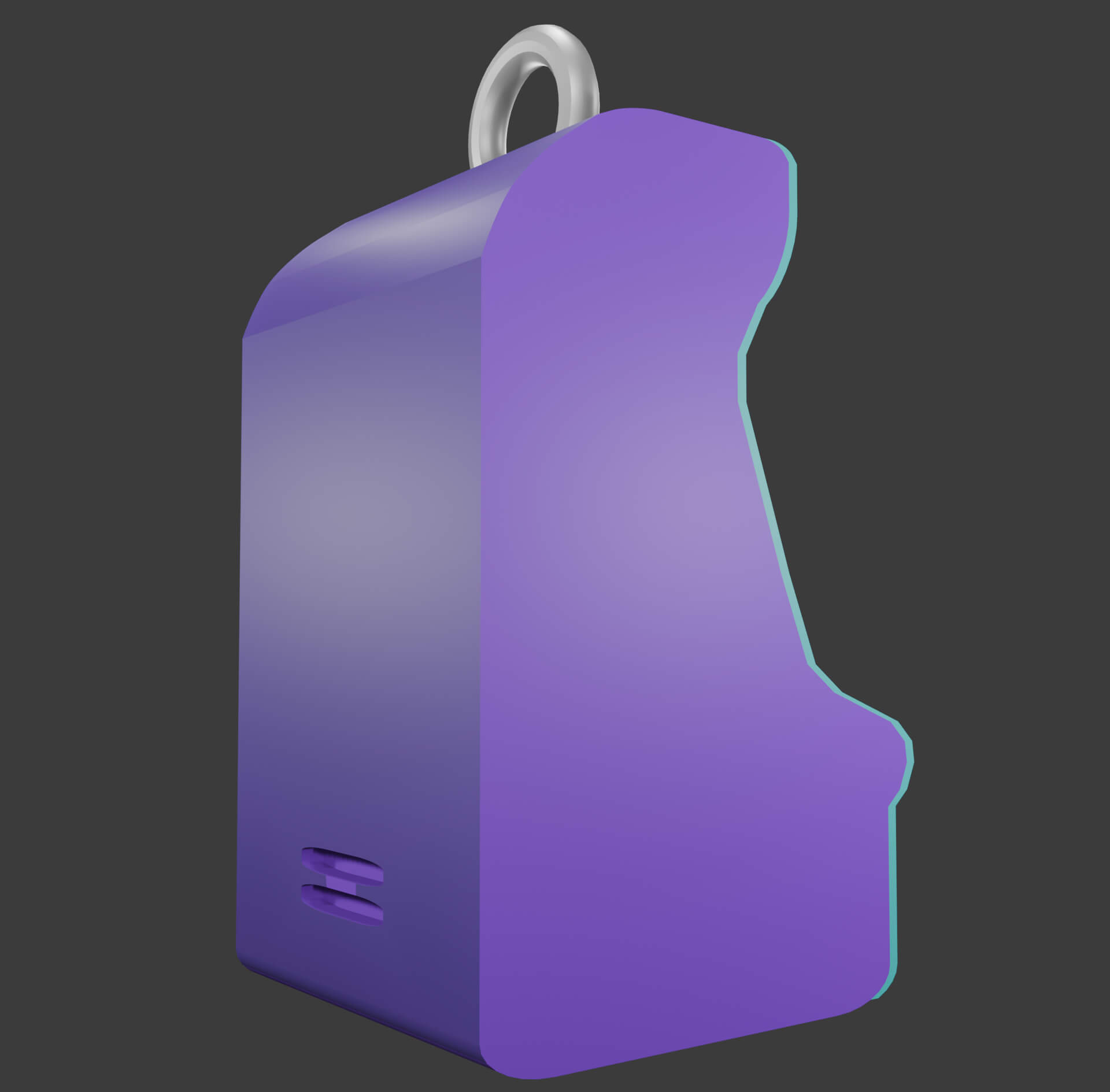 Retro Arcade Machine – Stylized 3D Keychain Model by SpidermanSawah1