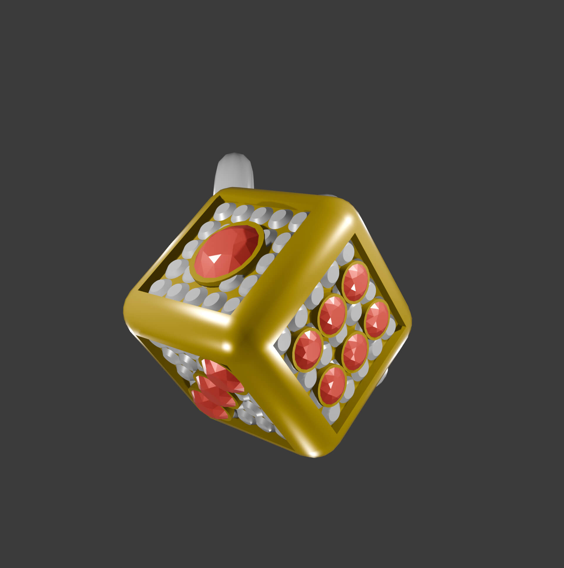 Bling Dice Lock 3D Model by SpidermanSawah1