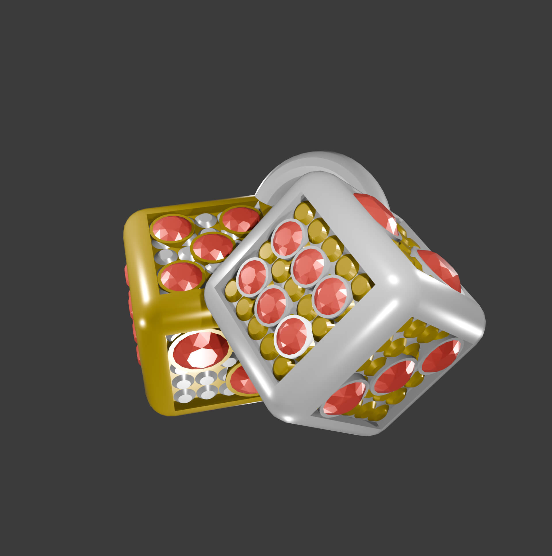 Bling Dice Lock 3D Model by SpidermanSawah1