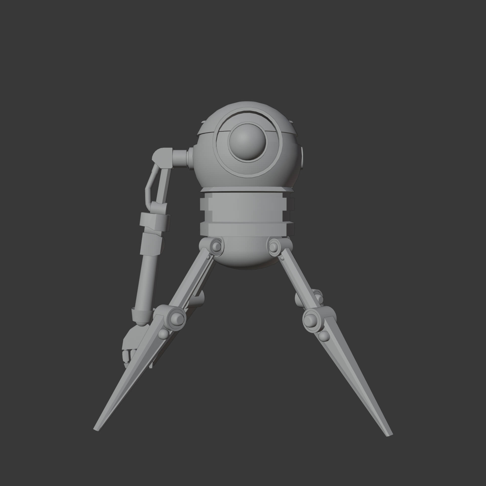 Exploration Robot 3D Model by SpidermanSawah1
