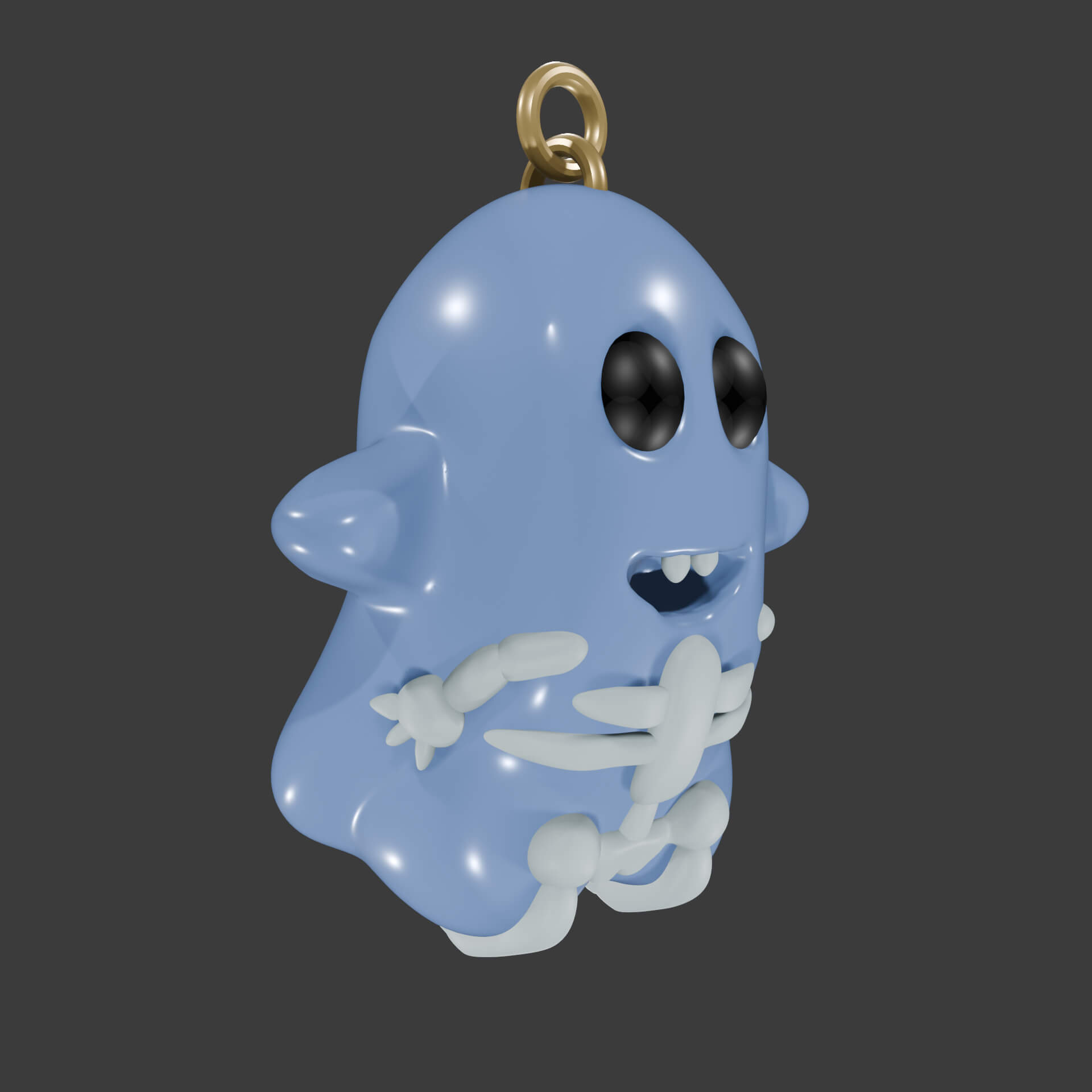 X-Ray Boo – The Cheerful Skeleton Ghost 3D Model by SpidermanSawah1