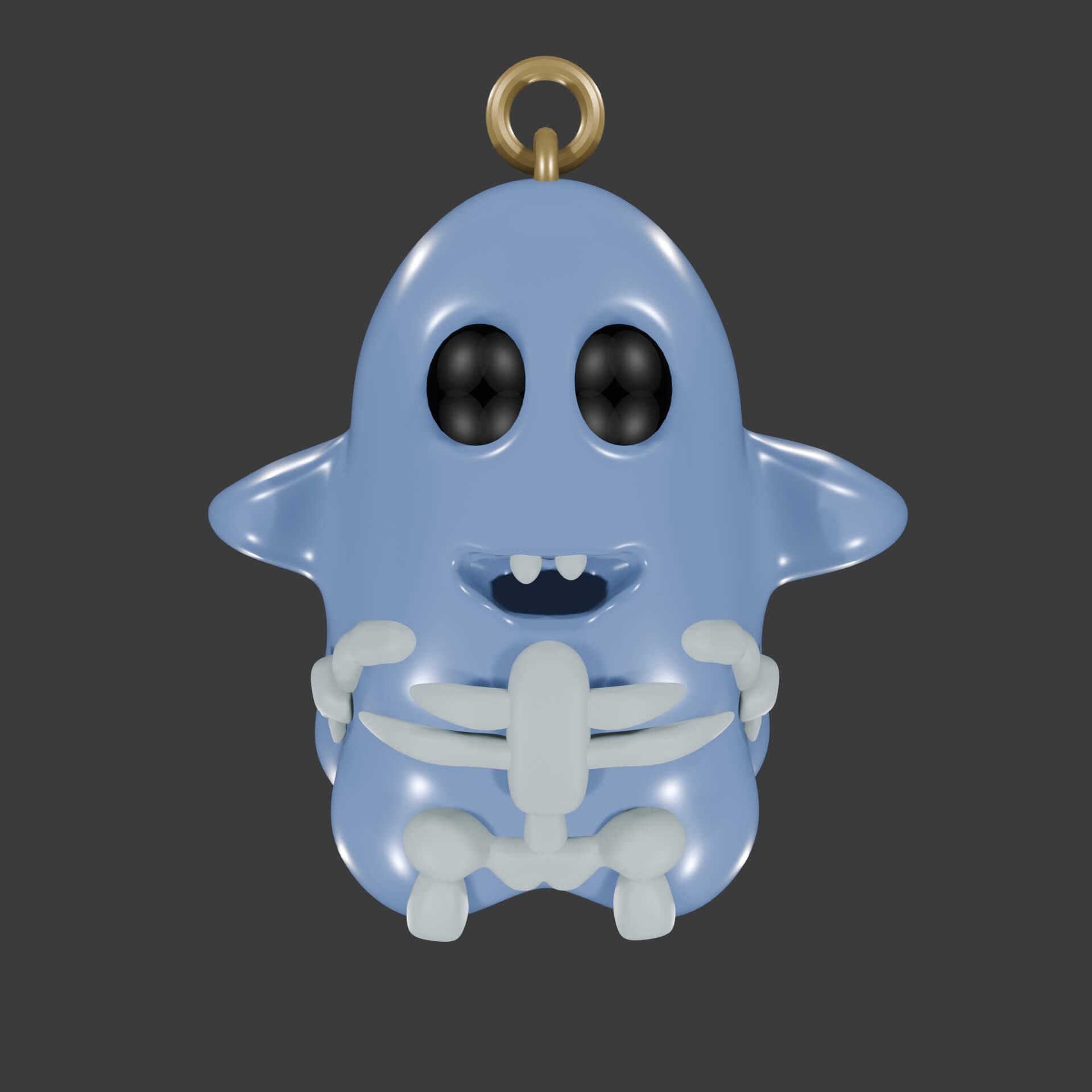 X-Ray Boo – The Cheerful Skeleton Ghost 3D Model by SpidermanSawah1
