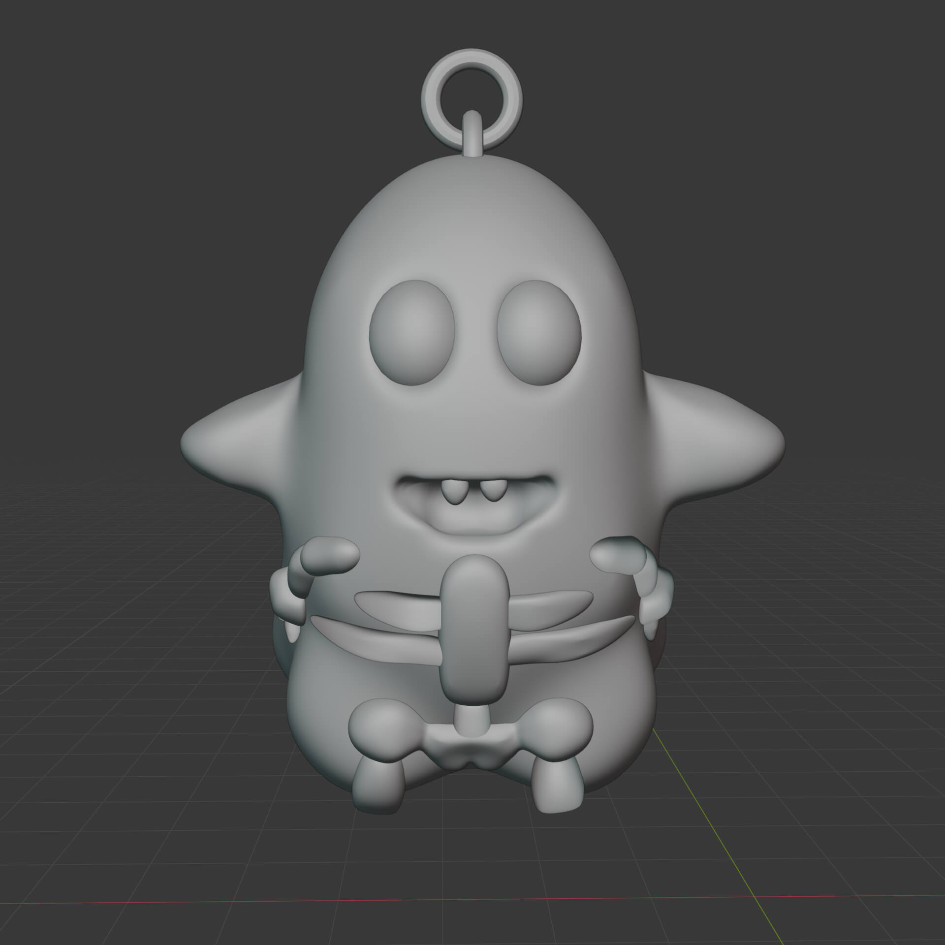 X-Ray Boo – The Cheerful Skeleton Ghost 3D Model by SpidermanSawah1