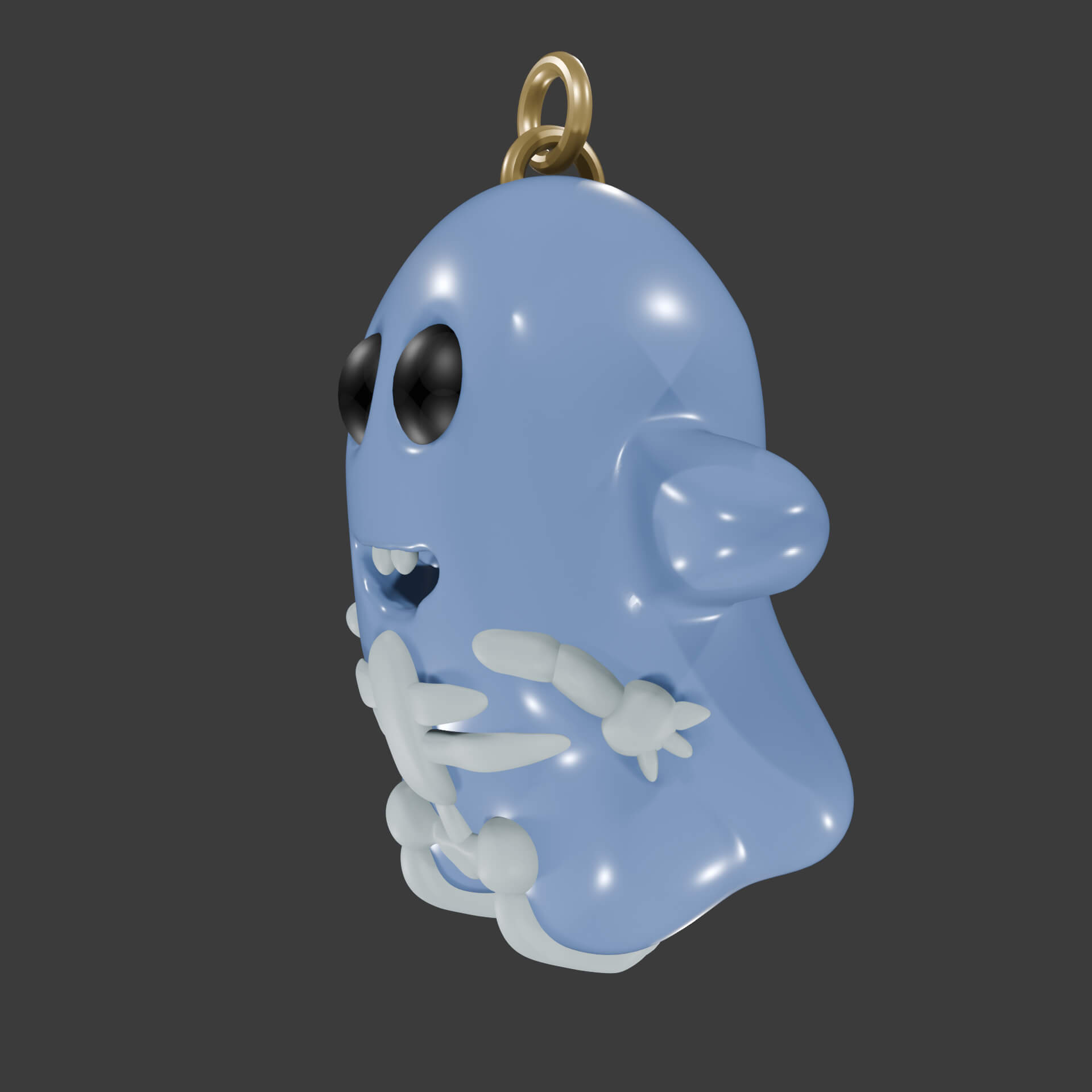 X-Ray Boo – The Cheerful Skeleton Ghost 3D Model by SpidermanSawah1