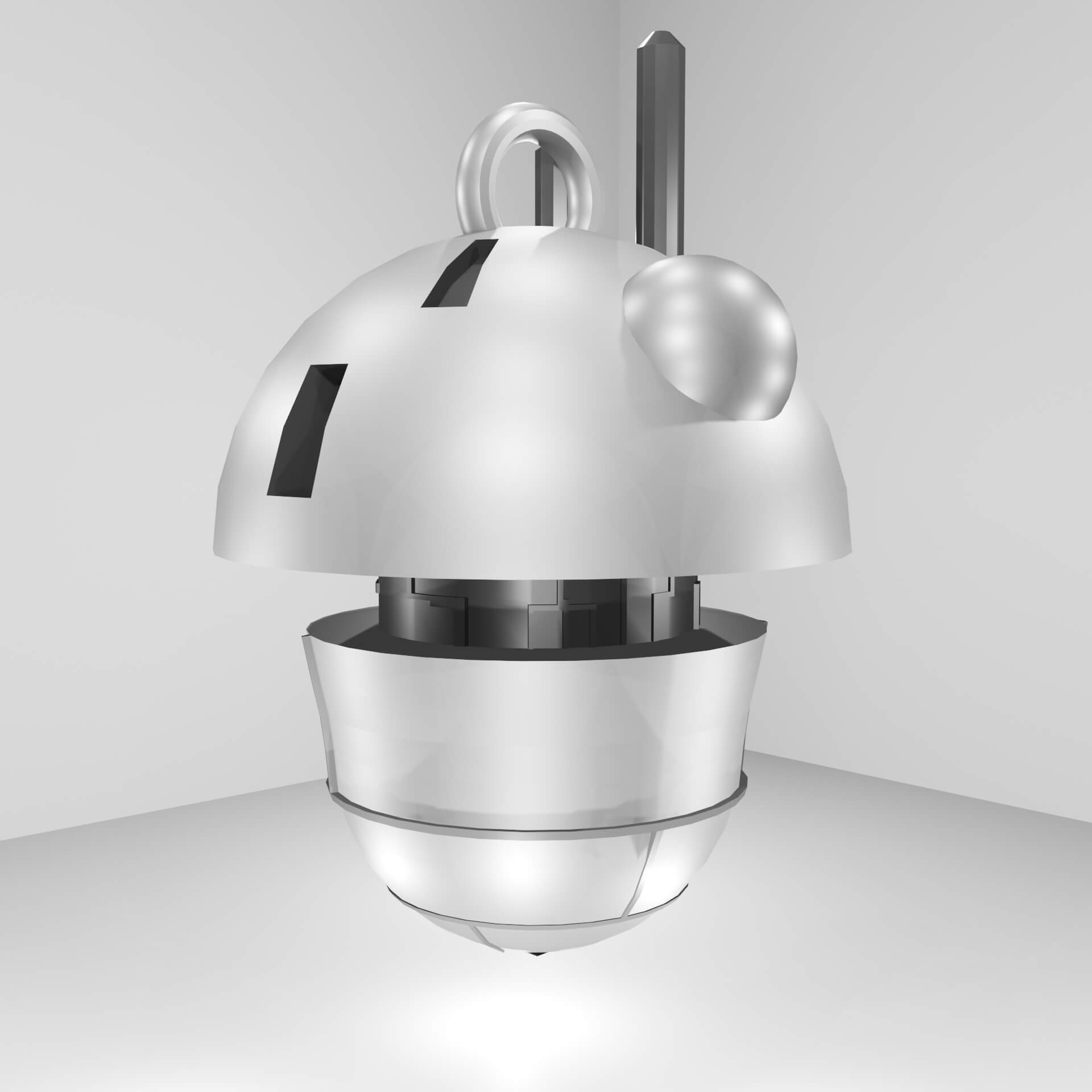 Sentinel Orb – Futuristic Floating Robot - 3D Model by SpidermanSawah1