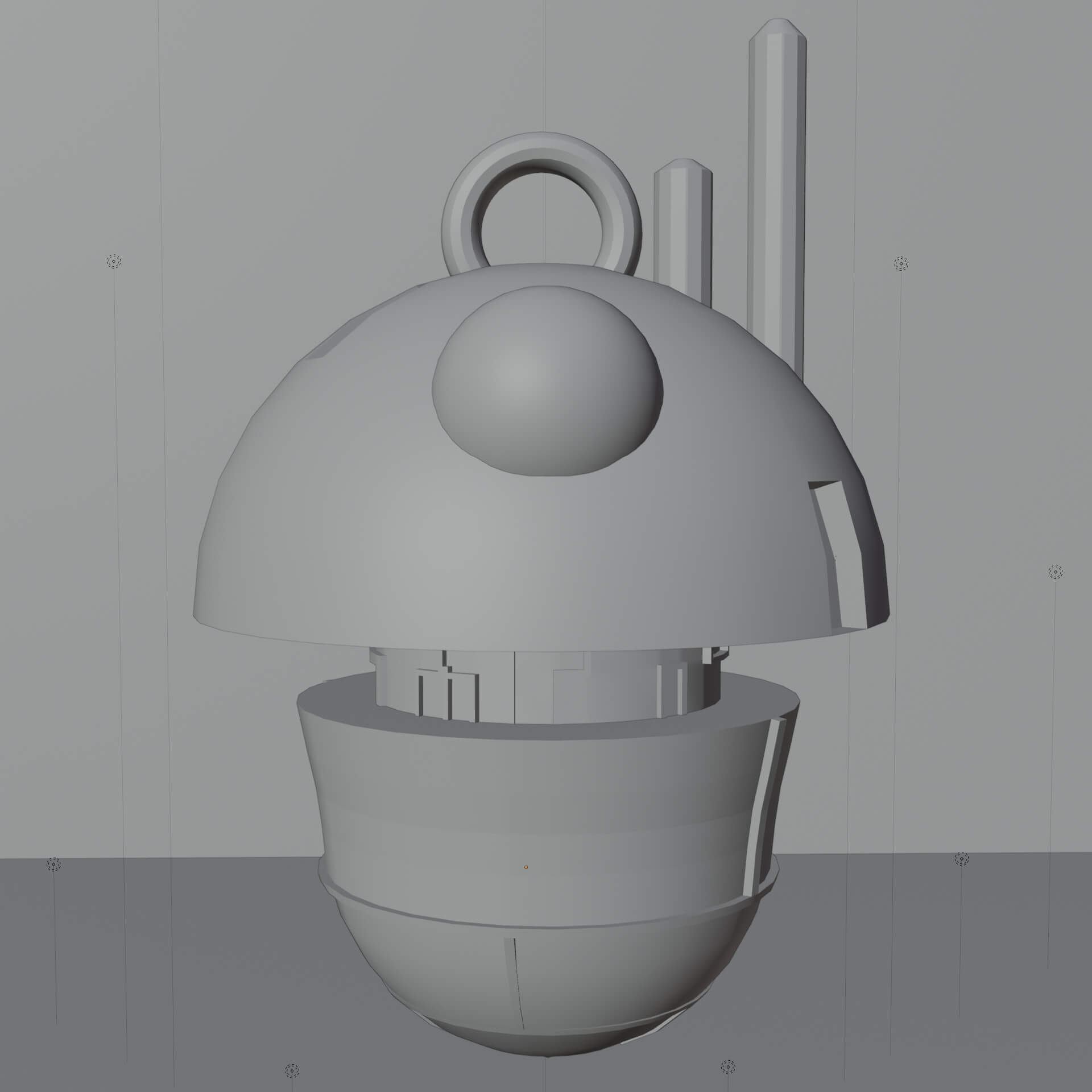 Sentinel Orb – Futuristic Floating Robot - 3D Model by SpidermanSawah1