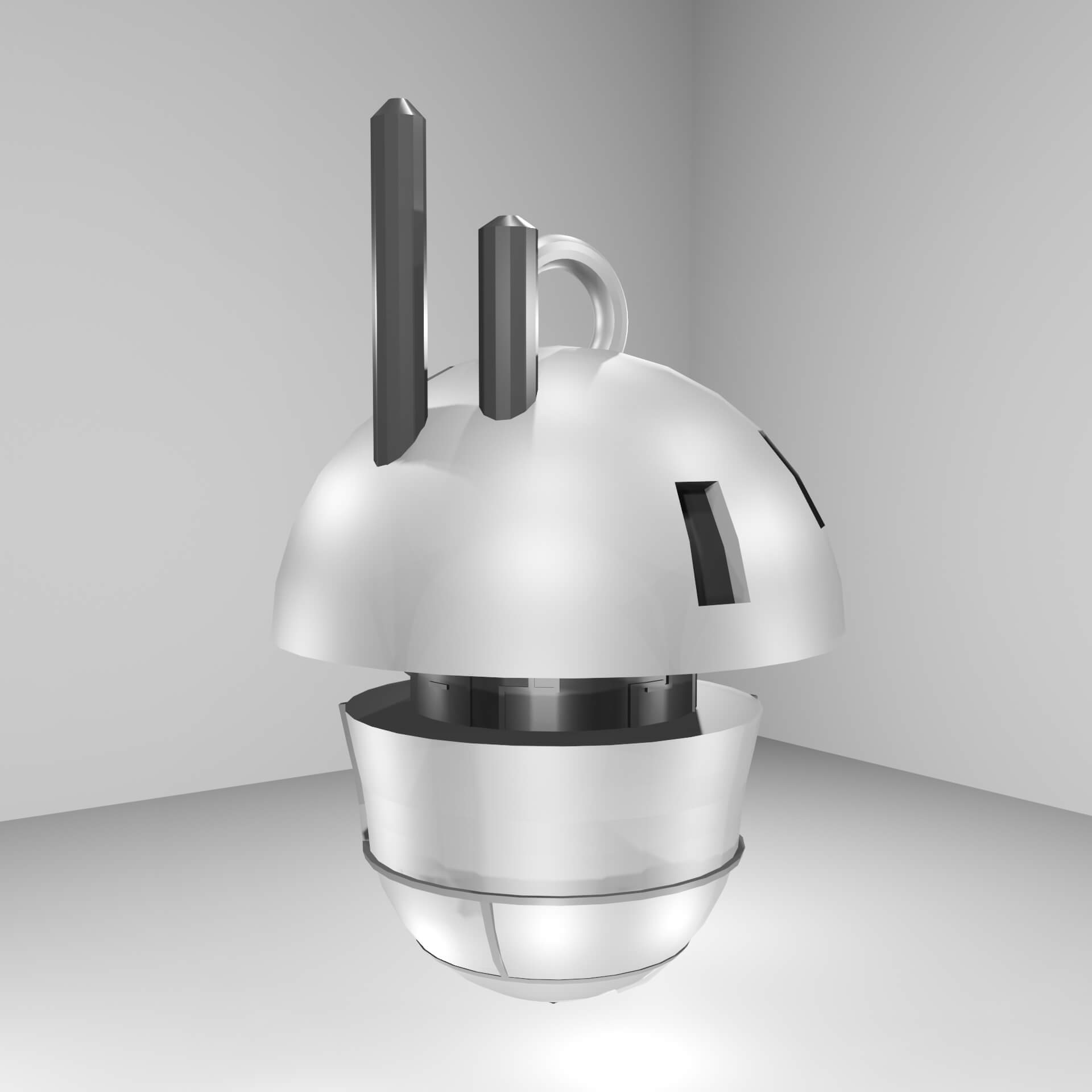 Sentinel Orb – Futuristic Floating Robot - 3D Model by SpidermanSawah1