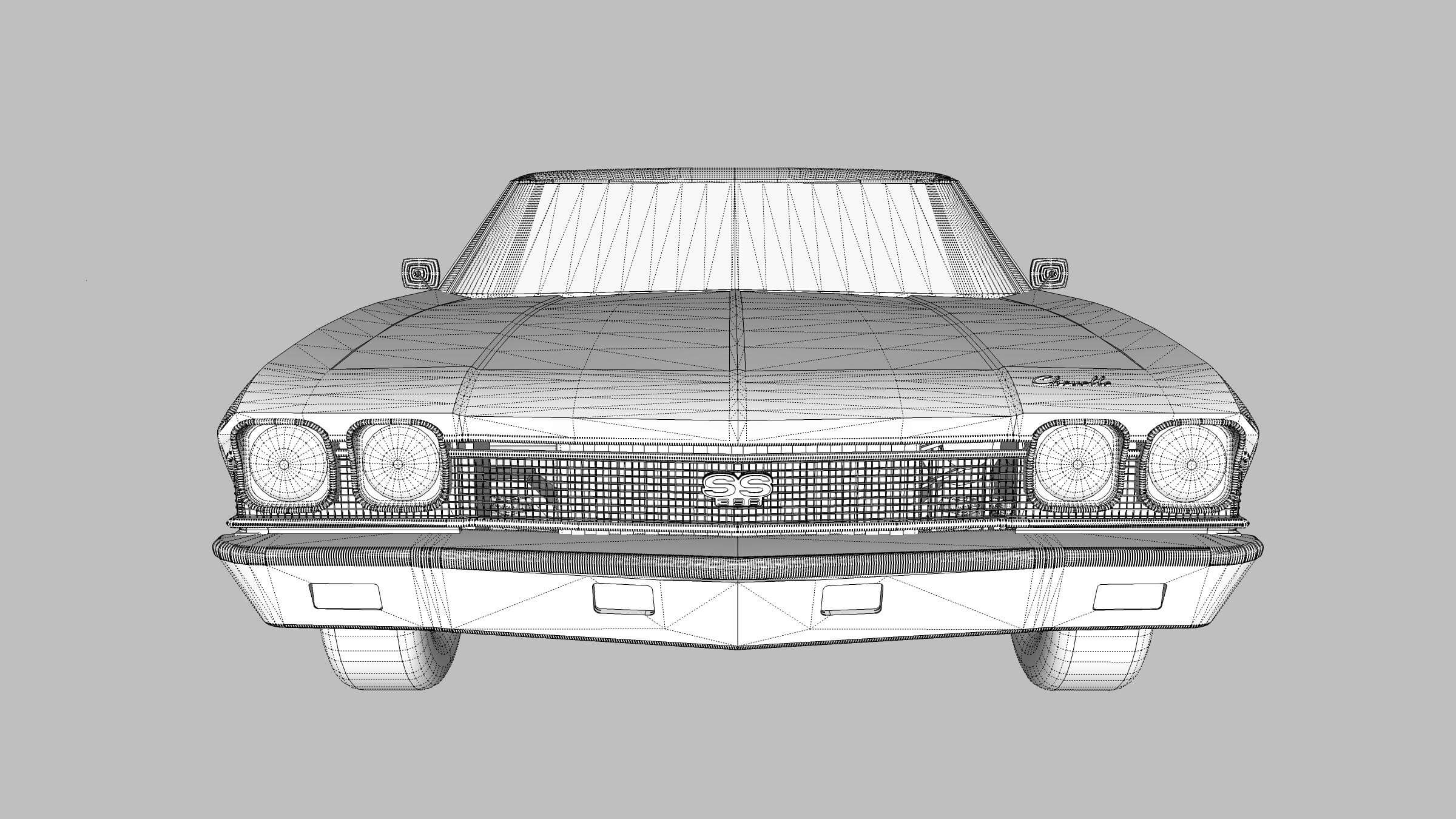 1968 Chevy Chevelle SS - Classic Car 3D Model by SpiritSwitchboard