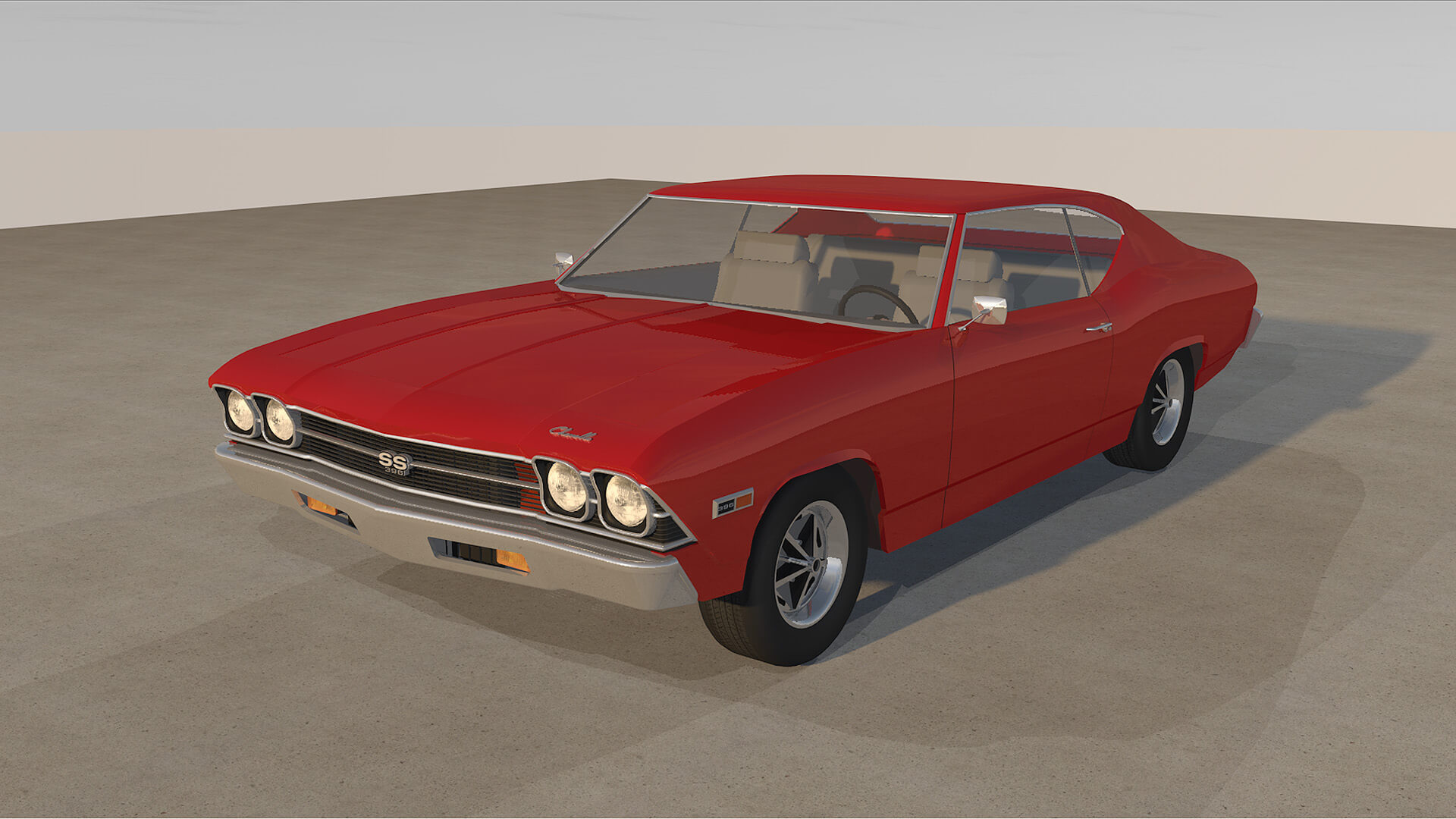 1969 Chevy Chevelle SS - Classic Car 3D Model by SpiritSwitchboard