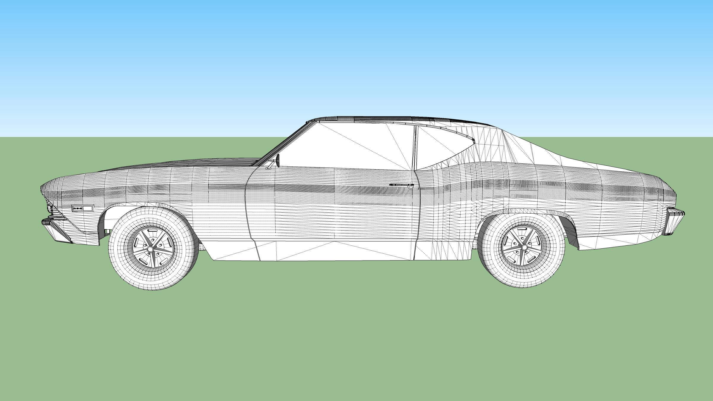 1969 Chevy Chevelle SS - Classic Car 3D Model by SpiritSwitchboard